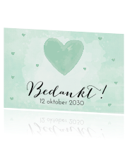 Bedankkaartjes huwelijk