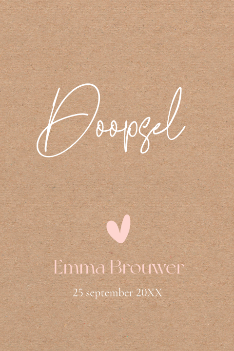 Doopkaarten online maken