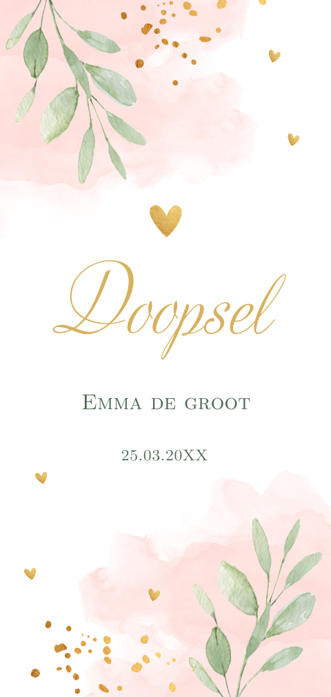 Doopkaarten online maken