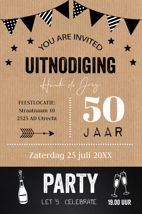 Uitnodigingen verjaardag