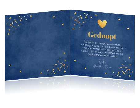 Felicitatie doopsel olifantje